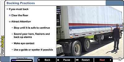 Safe Backing and Turning OSHA Safety Training Courses